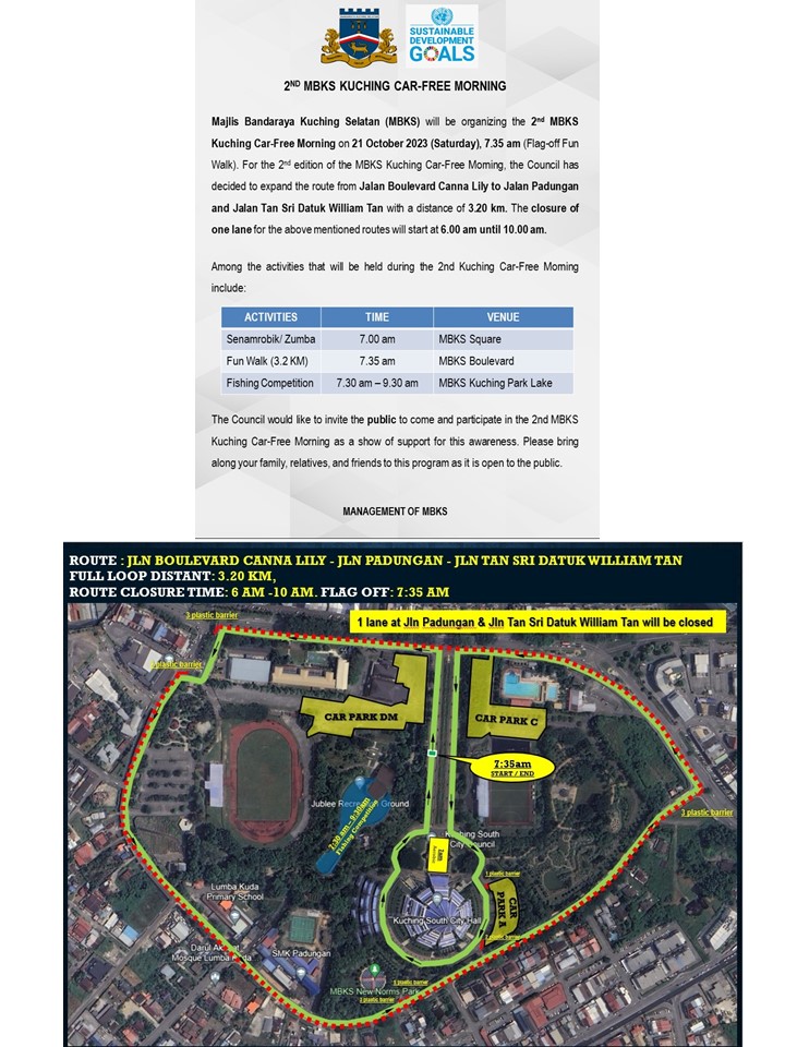 Announcement - Official Website of Council of the City of Kuching South