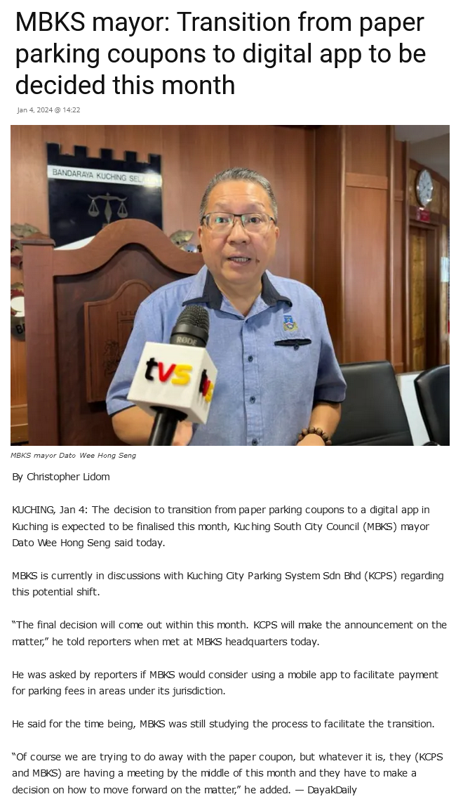 News - Official Website of Council of the City of Kuching South
