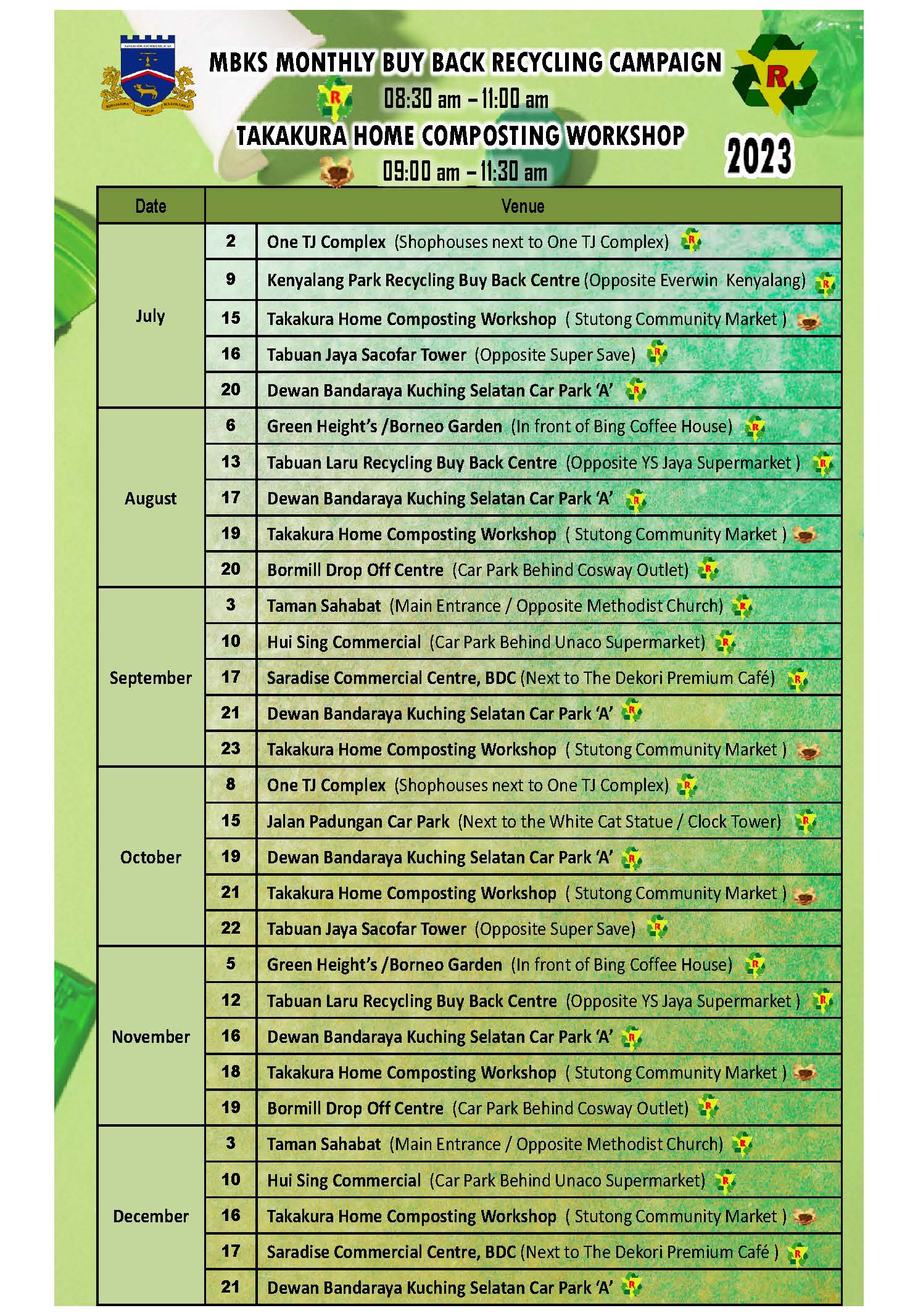 - Official Website of Council of the City of Kuching South